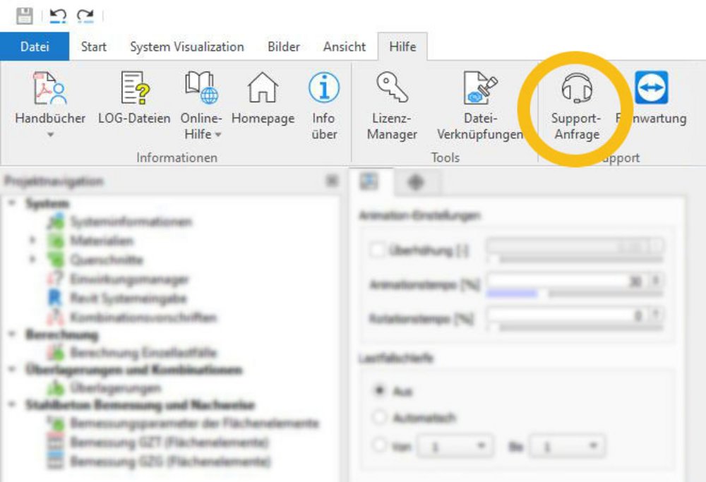 Technischer Support der SOFiSTiK AG