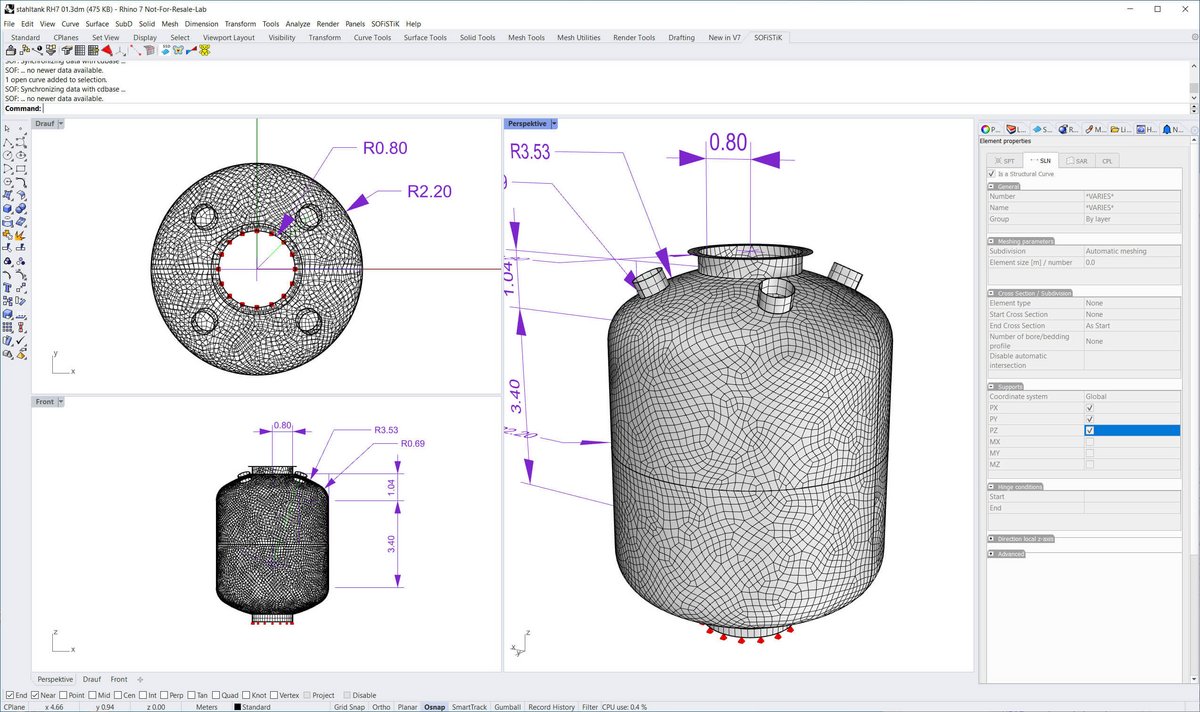 Rhino grasshopper interface for civil engineers - Sofistik AG