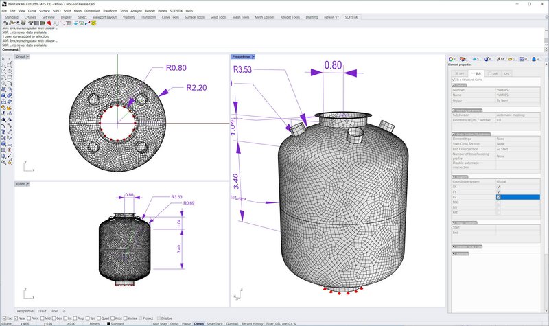 Rhino grasshopper interface for civil engineers - Sofistik AG