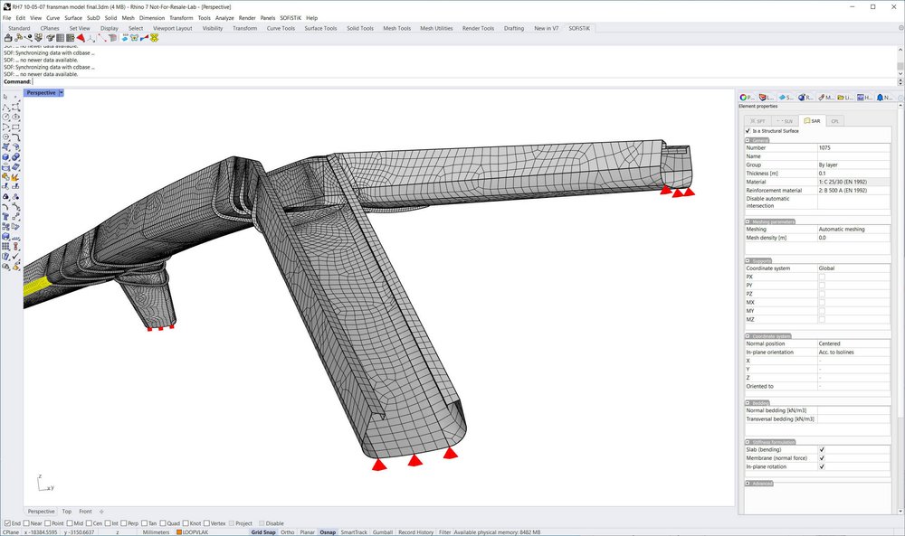Rhino grasshopper interface for civil engineers - Sofistik AG