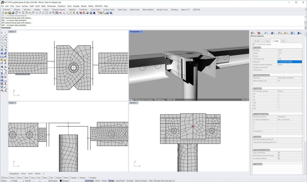 Rhino grasshopper interface for civil engineers - Sofistik AG